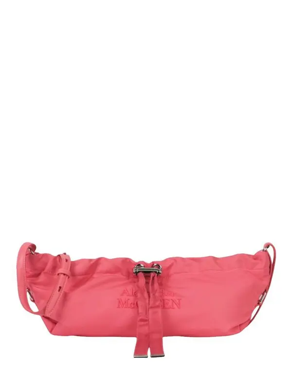 Alexander McQueen The Bundle Mini Shoulder Bag - Coral