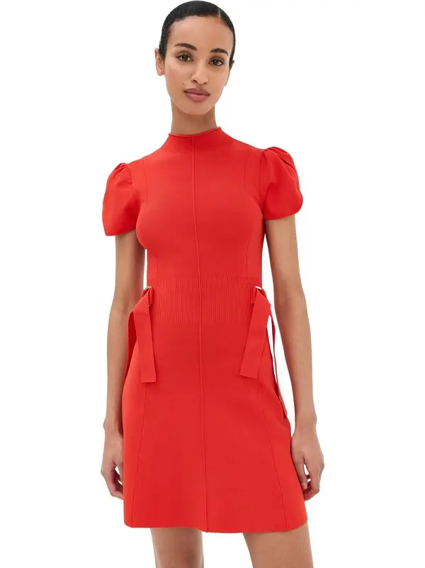 3.1 Phillip Lim Compact Rib Tulip Mini Dress - Poppy