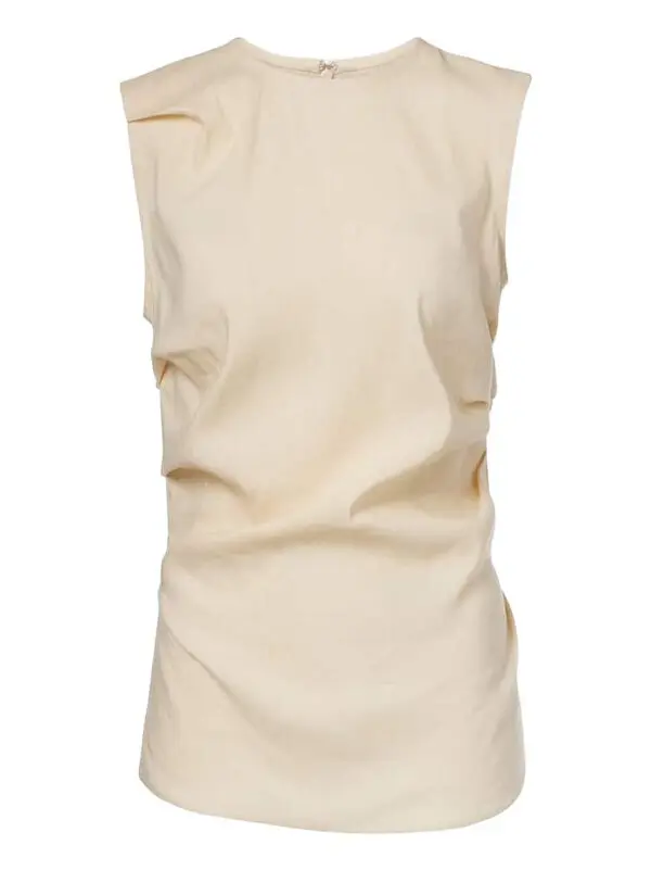 Proenza Schouler White Label Anoushka Ruched Top - Beige