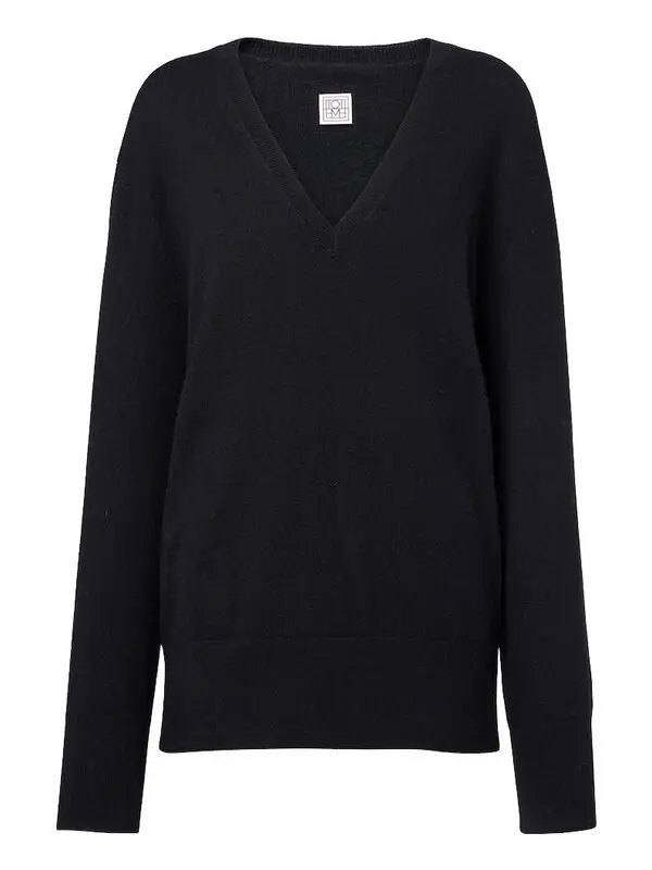 TOTEME Cashmere Sweater - Black