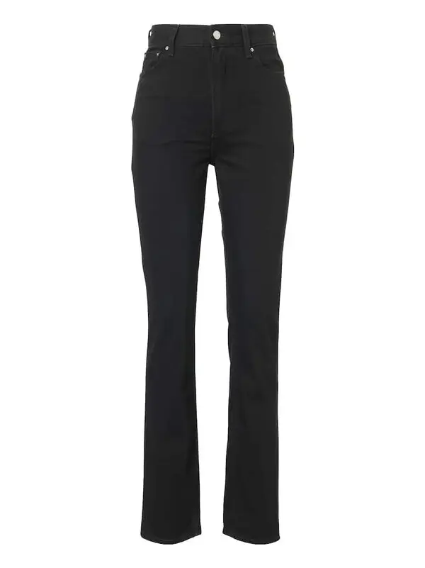TOTEME High-rise Slim Jeans - Black
