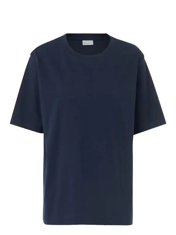 Dries Van Noten Cotton T-shirt - Blue
