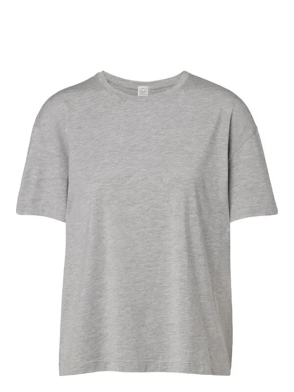 TOTEME Jersey T-shirt - Grey