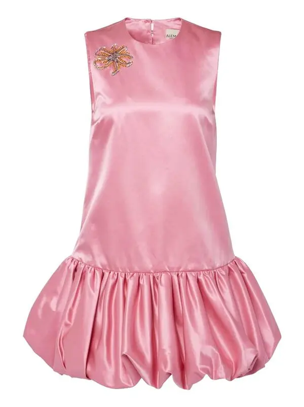ALEMAIS Alémais Neptuna Embellished Mini Dress - Pink