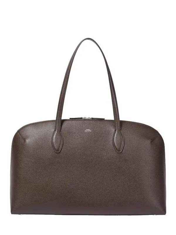TOTEME Leather Tote Bag - Brown