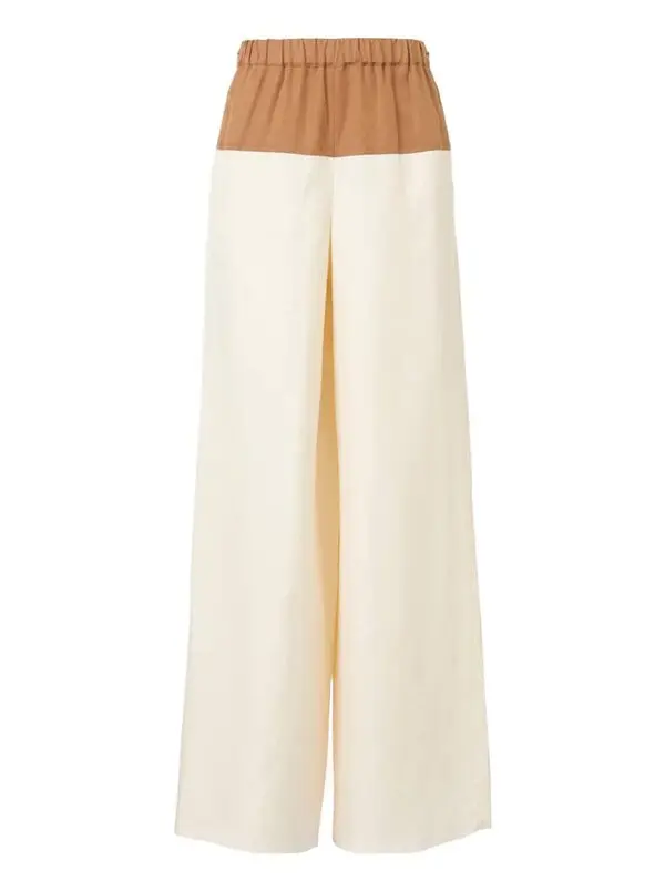 Max Mara Gestro Wide-leg Pants - White