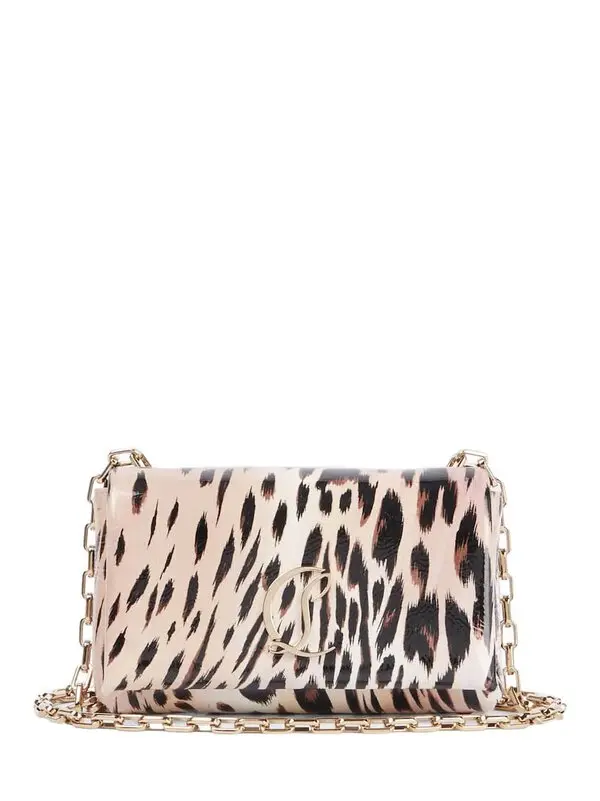 CHRISTIAN LOUBOUTIN Loubi54 Printed Leather Clutch - Multicoloured