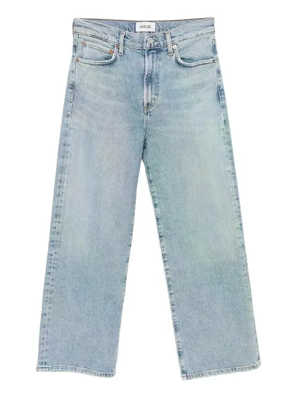 AGOLDE Harper Cropped Jeans - Blue