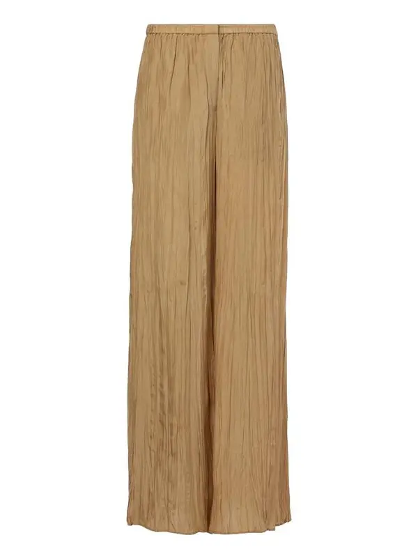 JOSEPH Thoresby Silk Palazzo Pants - Neutrals