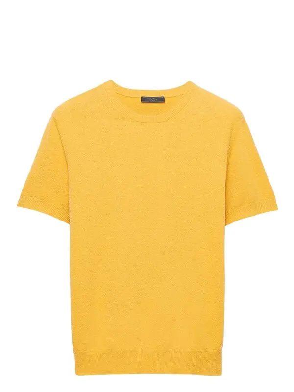 Prada Short-sleeve Sweater - Senape