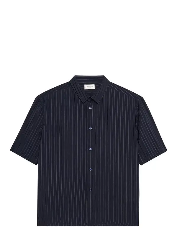 Saint Laurent Tonal Stripe Button-down Shirt - Blue