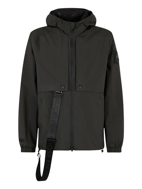 Moose Knuckles Knox Packable Rain Jacket - Black