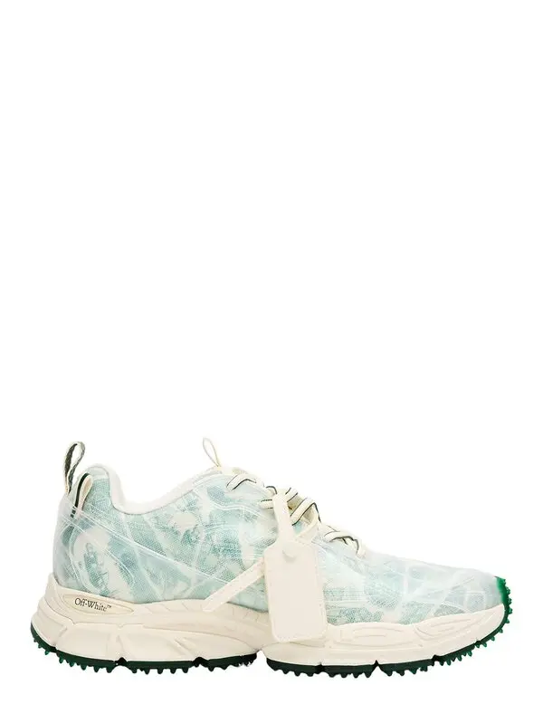 Off-White Be Right Back" Runner Sneakers - Animation Dollar White