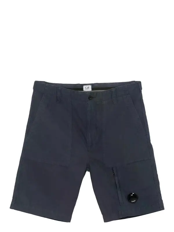 C.P. COMPANY Lens-detail Cargo Shorts - Blue