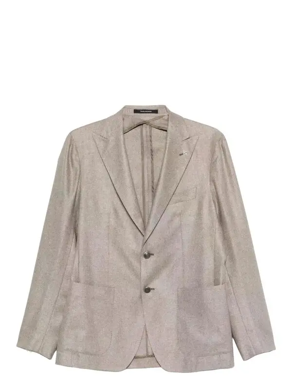 Tagliatore Single-breasted Blazer - Brown