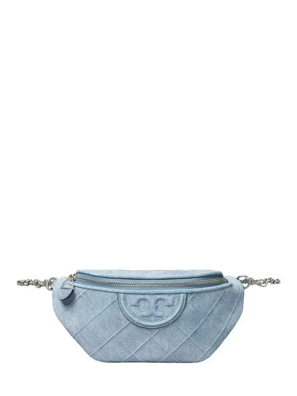 Tory Burch Fleming Denim Belt Bag - Blue