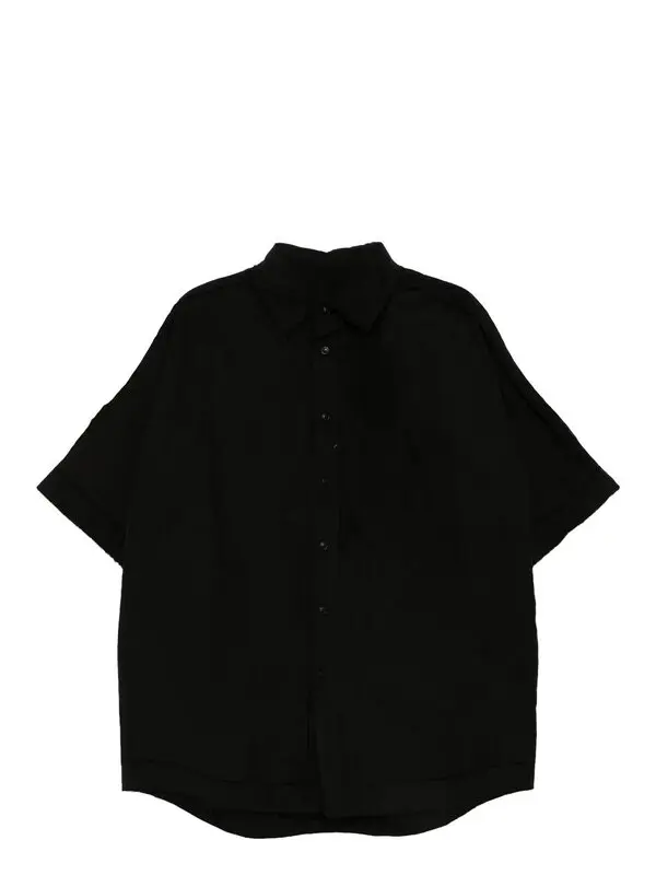CASEY CASEY Waga Raw Shirt - Black