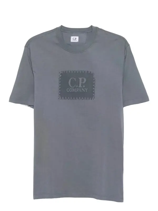 C.P. COMPANY Logo-print T-shirt - Blue