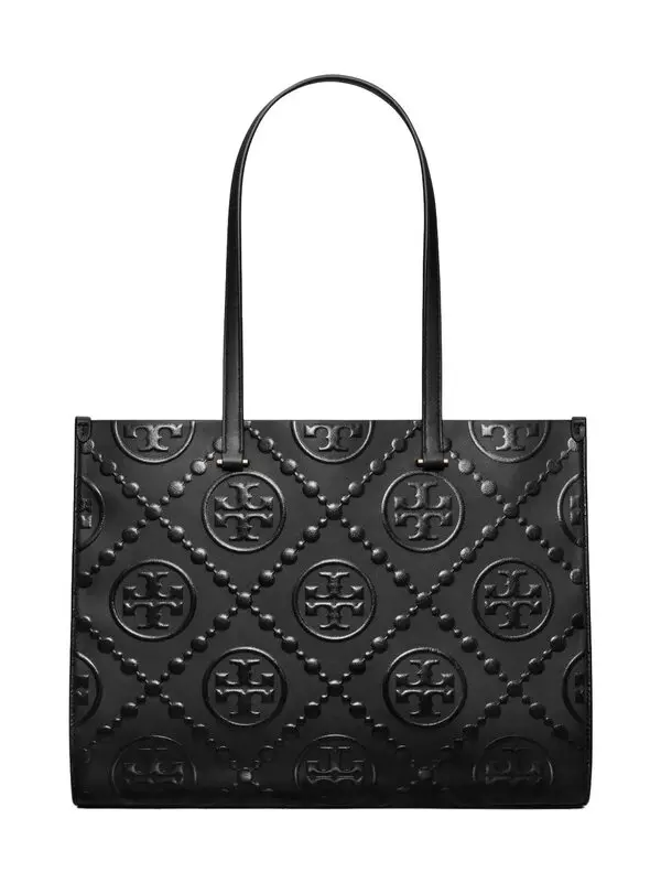 Tory Burch Monogram Tote Bag - Black