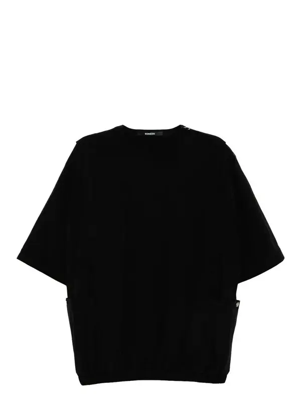SONGZIO Parachute Cape T-shirt - Black