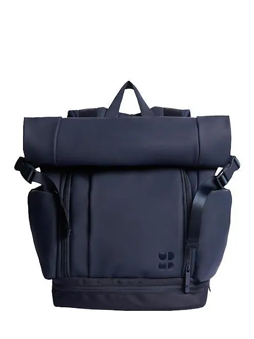 Sweaty Betty City Goer Woven Backpack - Navy Blue