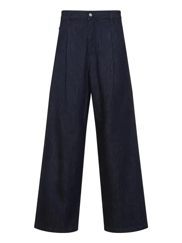 Dries Van Noten Cotton Denim Jeans - Blue