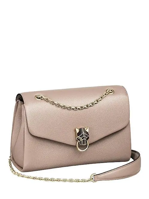 CARTIER Panthère De Small Chain Shoulder Bag - Beige