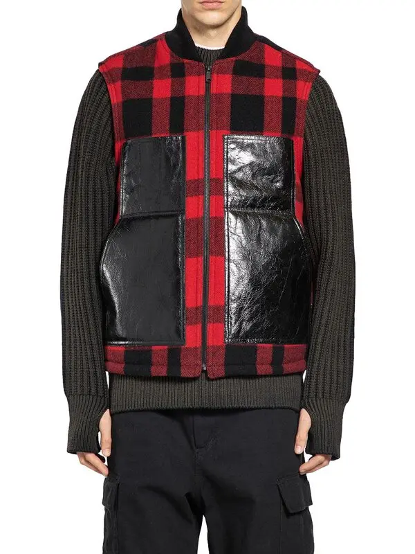 Junya Watanabe Wool Vest - Red
