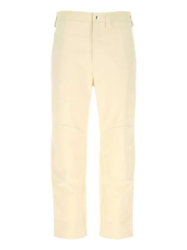 JIL SANDER Cotton Pants - White