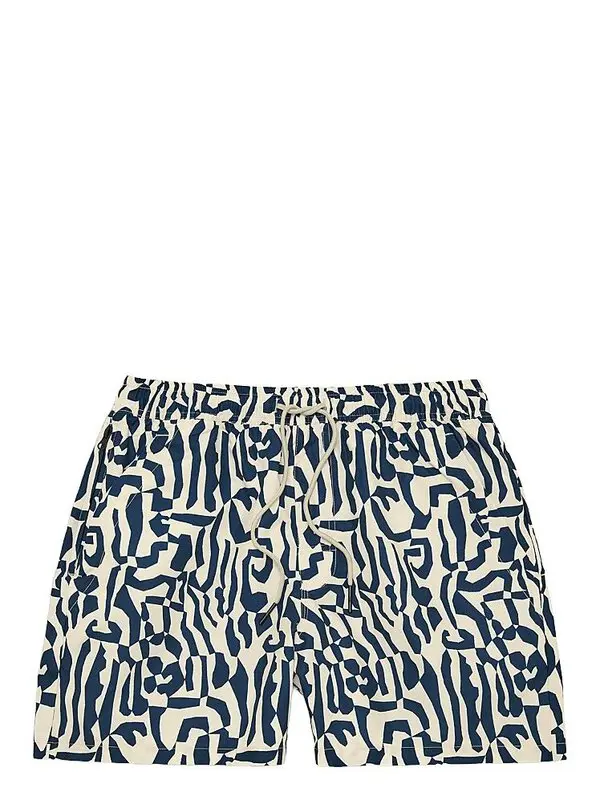Oas Marbling 4.3 Swim Trunks - Blue