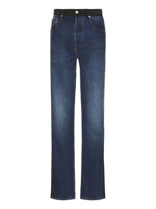 WALES BONNER Echo Jeans - Indigo