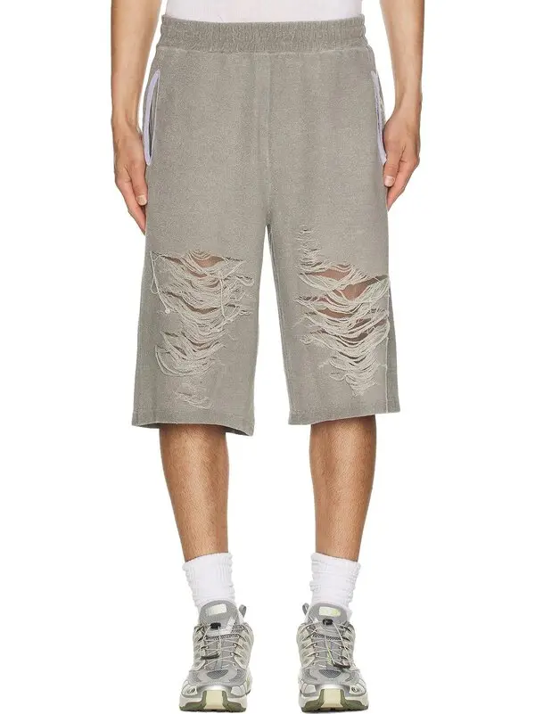 DIESEL® Distressed Shorts - Grey