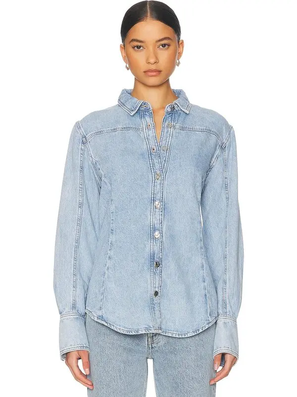 FRAME Curved Shirt - Shimmy