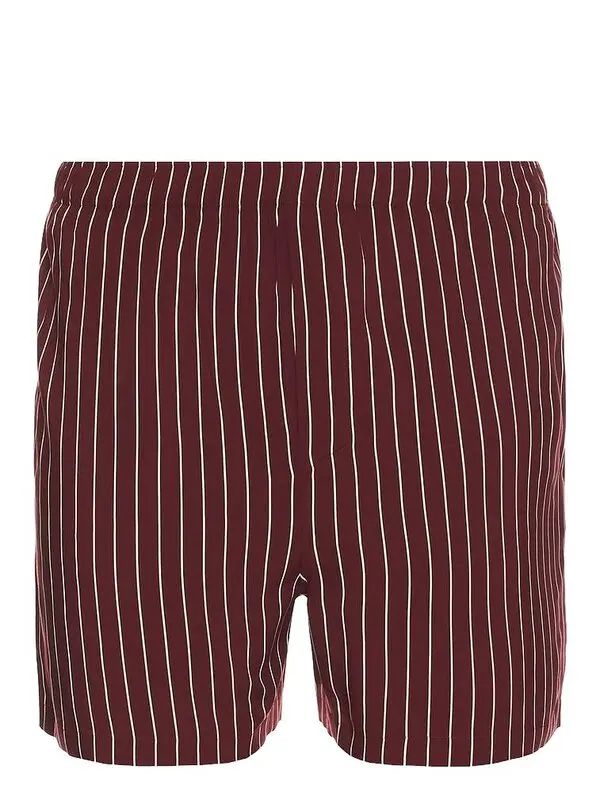 Saint Laurent Calecon Vintage Short - Bordeaux Craie