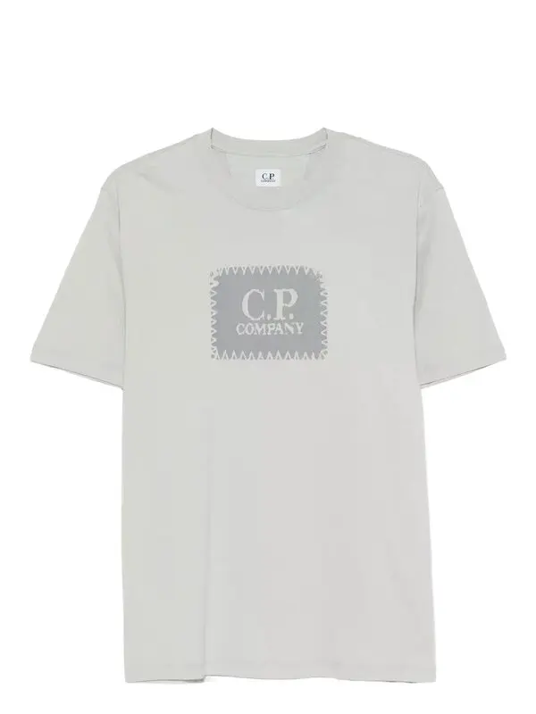 C.P. COMPANY Logo-print T-shirt - Grey