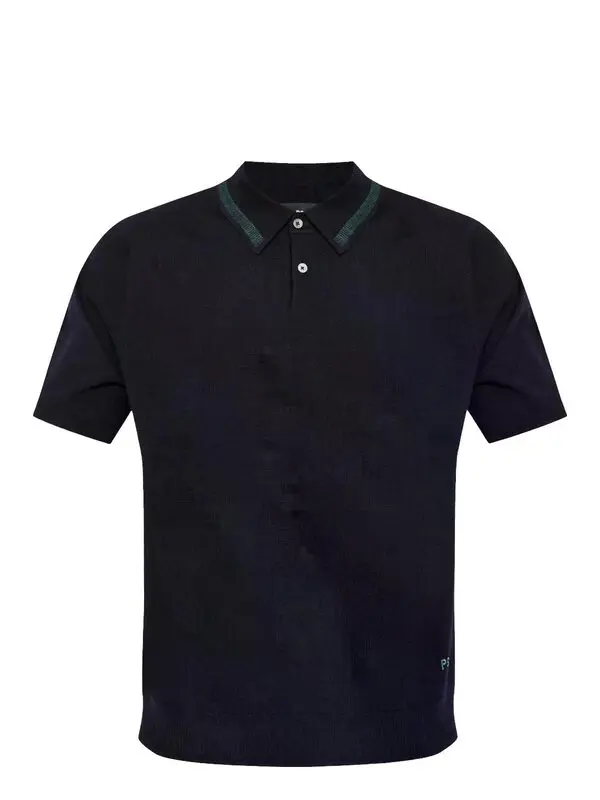 Paul Smith Merino-wool Polo Shirt - Blue