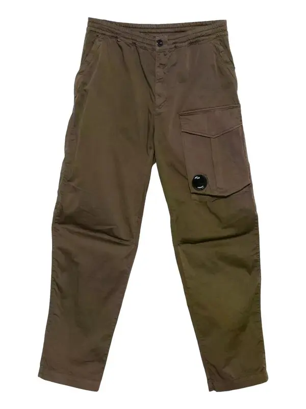 C.P. COMPANY Sateen Cargo Trousers - Green