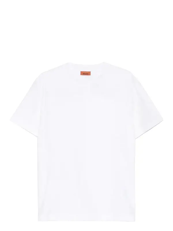 Missoni Tonal-zigzag Cotton T-shirt - White