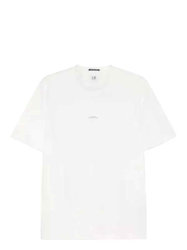 C.P. COMPANY Logo-print T-shirt - White