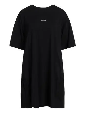 ICE PLAY Mini T-shirt Dress - Black