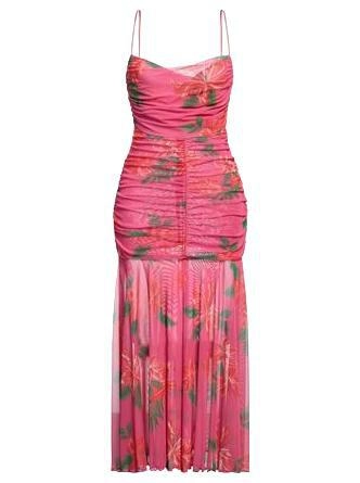 Pinko Maxi Dress - Fuchsia