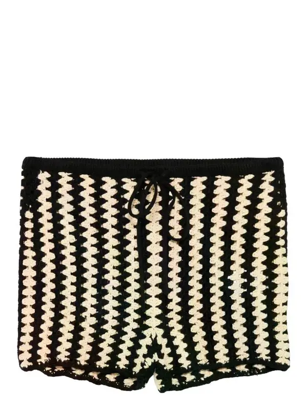 BY MALENE BIRGER Crochet Shorts - Black