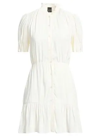 Pinko Viscose Mini Shirt Dress - White