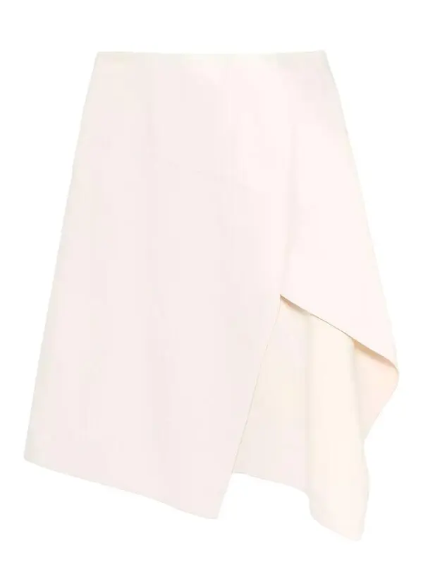 Plan C Panelled Midi Skirt - Neutrals