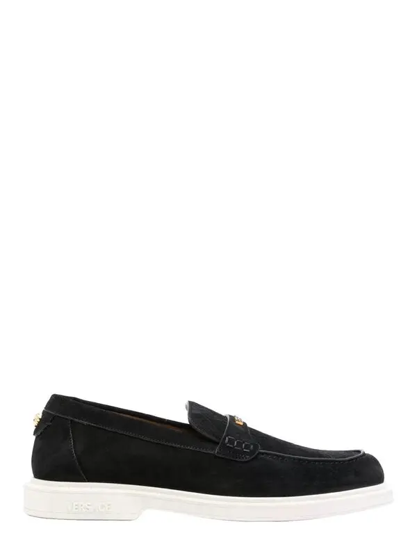 Versace Crosta Loafers - Black
