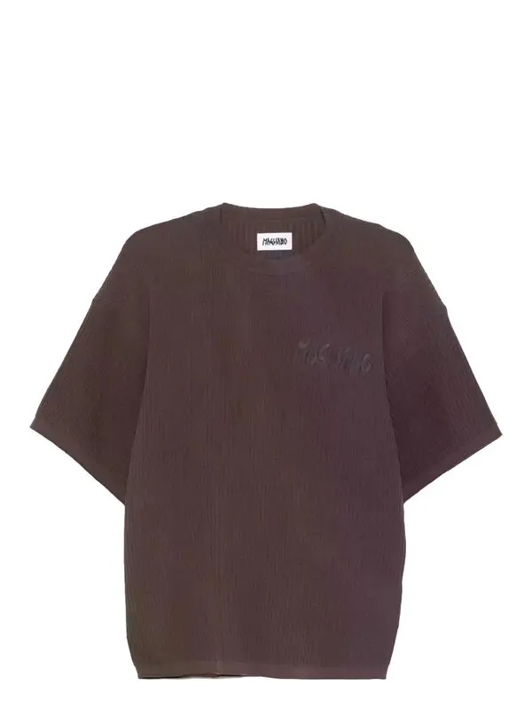MAGLIANO Waffle T-shirt - Brown