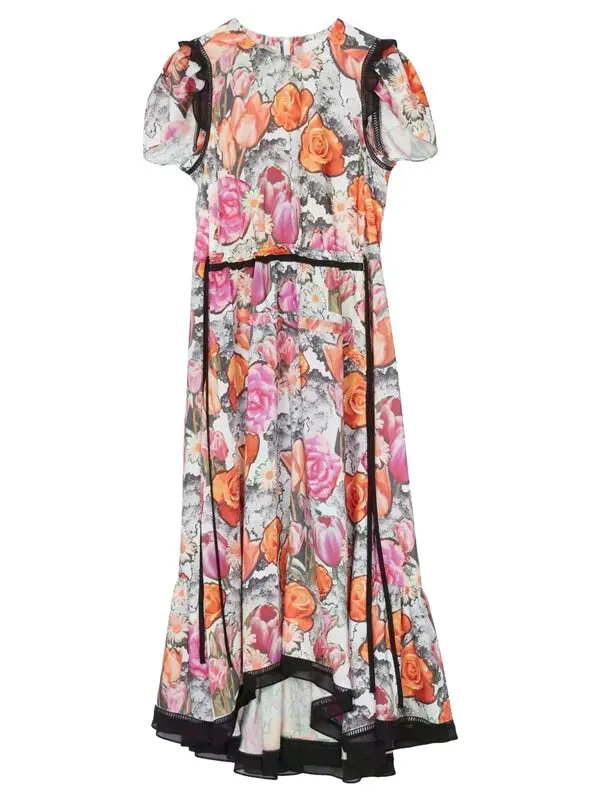 3.1 Phillip Lim Floral-print Midi Dress - Pink