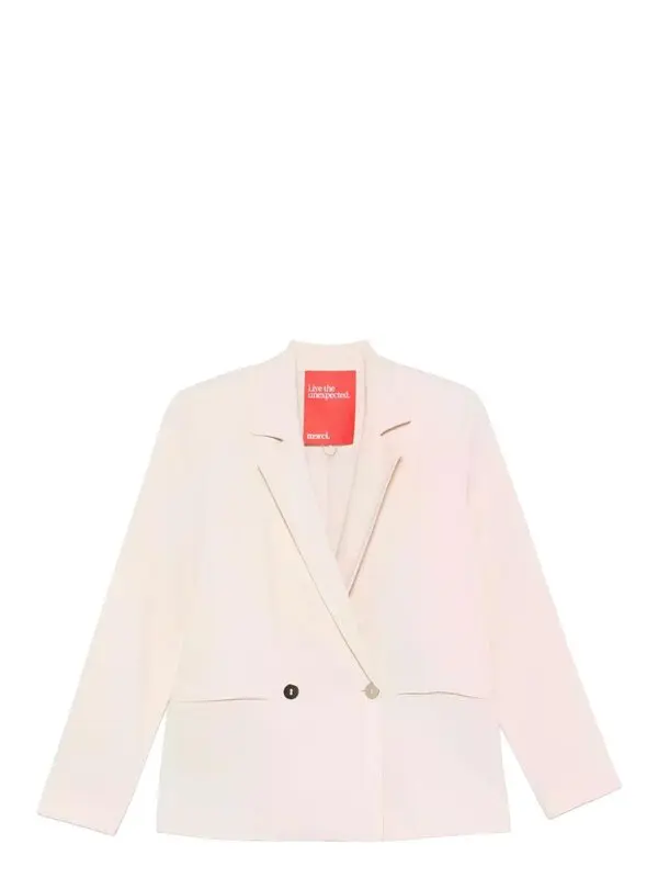 MERCI Double-breasted Blazer - Pink