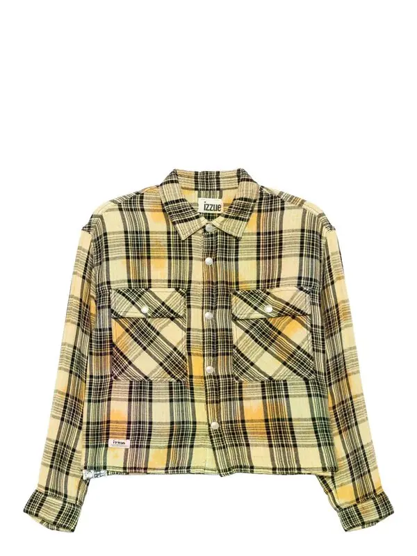 Izzue Checked Shirt - Brown