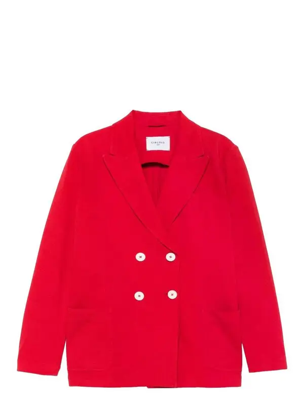 CIRCOLO 1901 Double-breasted Blazer - Red